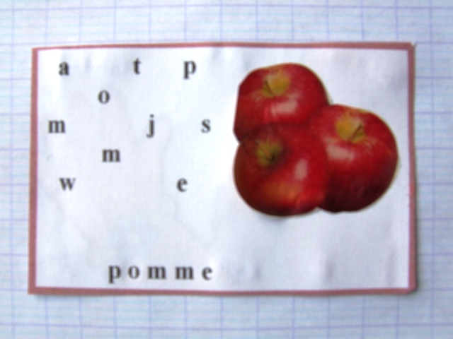 exercicessur le theme fruits et legumes